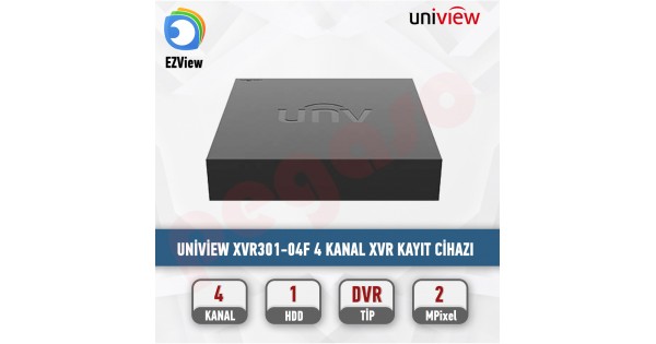 UNV Uniview XVR301-04F 4 Kanal XVR Kayit Cihazi UNV Uniview XVR301-04F 4 Kanal XVR Kayit Cihazi